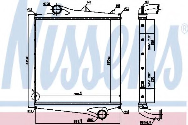 20758814,VW 20758814 Intercooler, charger for VW