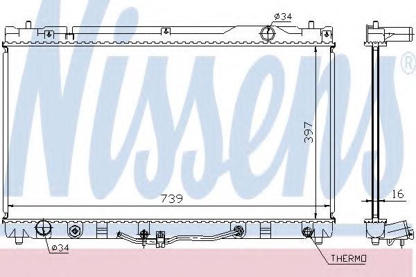 1640020320,OE 16400-20320 Radiator for OE