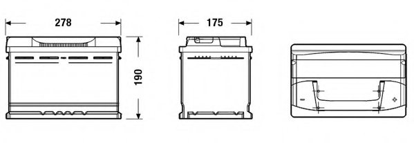 000915105DG,VAG 000 915 105 DG Starter Battery for VAG