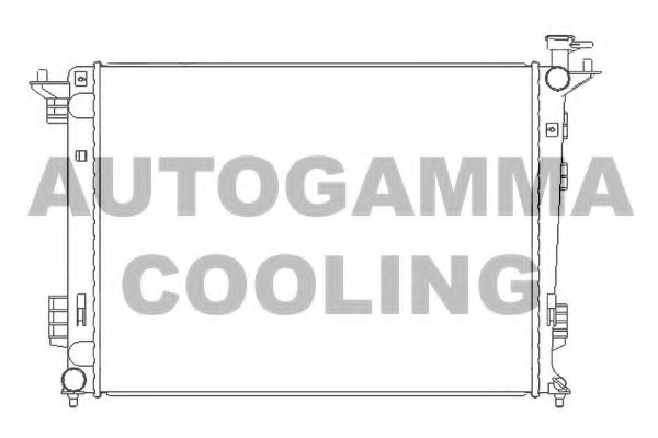 253102S500,KIA 253102S500 Radiator, engine cooling for KIA