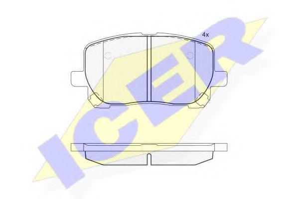 0446502070,TOYOTA 0446502070 Brake Pad for TOYOTA