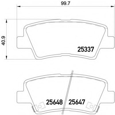 583023QA10,HYUNDAI 583023QA10 Brake Pad Set, disc brake for HYUNDAI