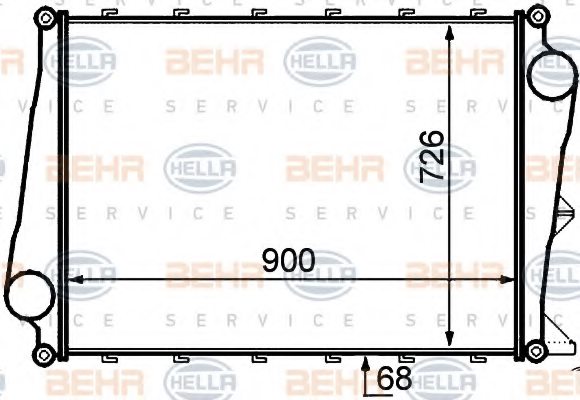 20758816,VOLVO 20758816 Intercooler, charger for VOLVO