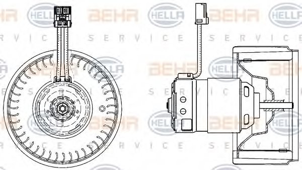 31320393,VOLVO 31320393 Interior Blower for VOLVO