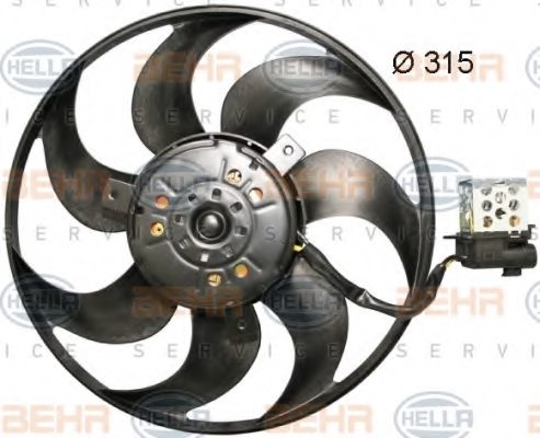 1341345,VAUXH 1341345 Fan, radiator for VAUXH