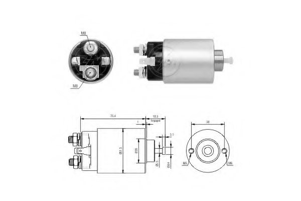 1810A053,MITSUBISHI 1810A053 Starter for MITSUBISHI
