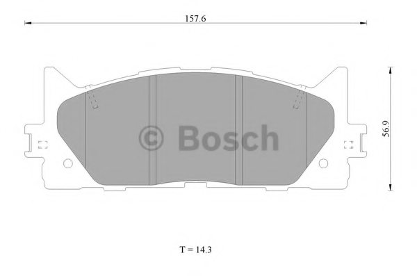 0446533450,TOYOT 04465-33450 Brake Pad Set, disc brake for TOYOT
