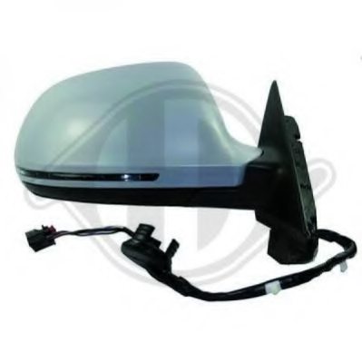 4F0857535AF,SKODA 4F0857535AF Mirror Glass, outside mirror for SKODA