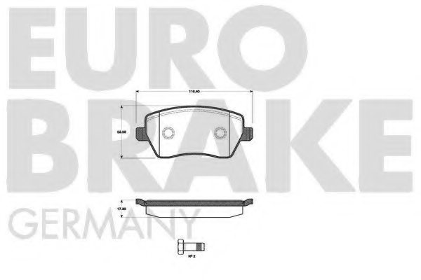 410608481R,RENAU 410608481R Brake Pad Set, disc brake for RENAU