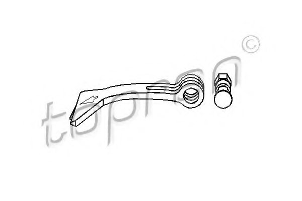 1248800220,MERCE 124 880 02 20 Handle, bonnet release for MERCE