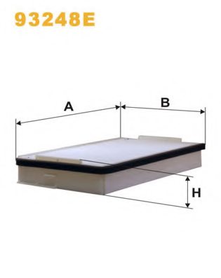 1791192,DAF 1791192 Filter, interior air for DAF
