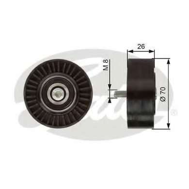11287790448,BMW 11287790448 Deflection/Guide Pulley, v-ribbed belt for BMW