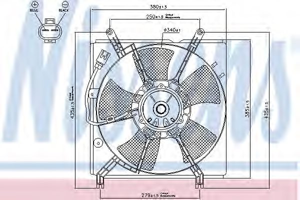 1671128150,TOYOT 1671128150 Fan, radiator for TOYOT