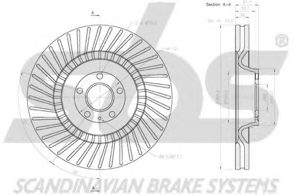 4F0615301J,AUDI 4F0.615.301J Brake Disc for AUDI