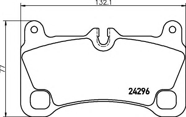 7L0698451D,VW 7L0.698.451D Brake Pad Set, disc brake for VW