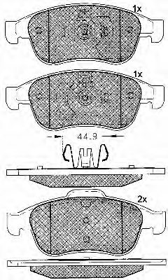 440603905R,RENAU 440603905R Brake Pad Set, disc brake for RENAU