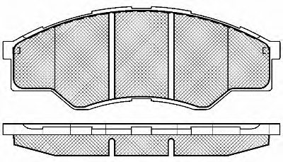 044650K160,TOYOT 044650K160 Brake Pad Set, disc brake for TOYOT