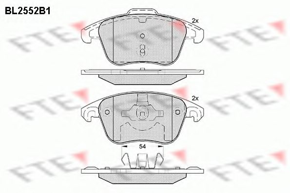 1609987980,PEUGE 1609987980 Brake Pad Set, disc brake for PEUGE