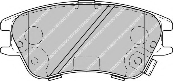 5810102A10,HYUNDAI 58101-02A10 Brake Pad Set, disc brake for HYUNDAI