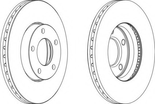 4243102161,TOYOTA FAW 4243102161 Brake Disc for TOYOTA FAW