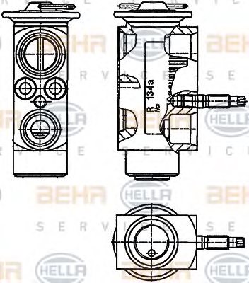 64116921051,BMW 64116921051 Expansion Valve, air conditioning for BMW