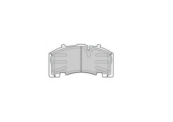0980107260,BPW 09.801.07.26.0 Brake Pad Set, disc brake for BPW