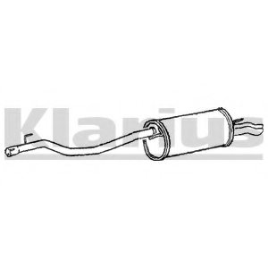 044253609AH,VW 044253609AH End Silencer for VW