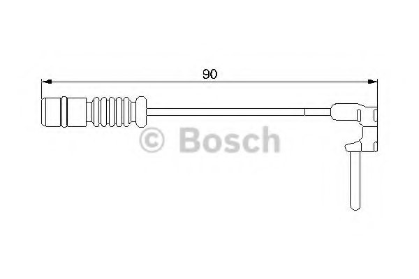 0005400217,MERCE 000 540 02 17 Warning Contact, brake pad wear for MERCE