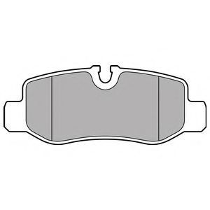 4474200120,MERCE 4474200120 Brake Pad Set, disc brake for MERCE