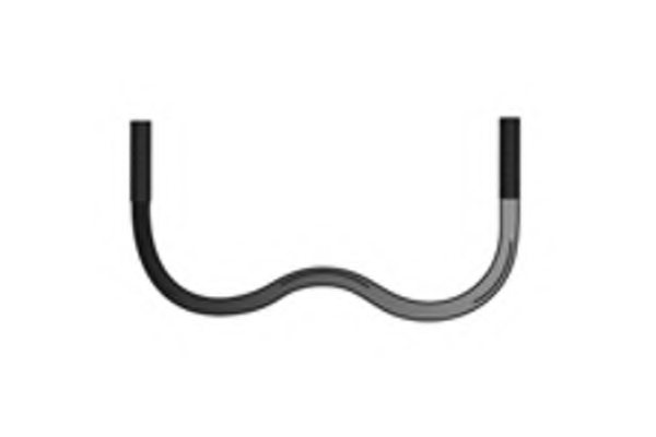 1234920227,MERCE 123.492.0227 Holder, exhaust pipe for MERCE