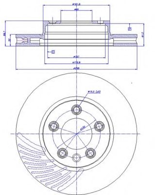 7L6615301N,VW 7L6.615.301N Brake Disc for VW