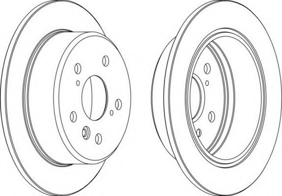 4243133010,TOYOT 42431-33010 Brake Disc for TOYOT