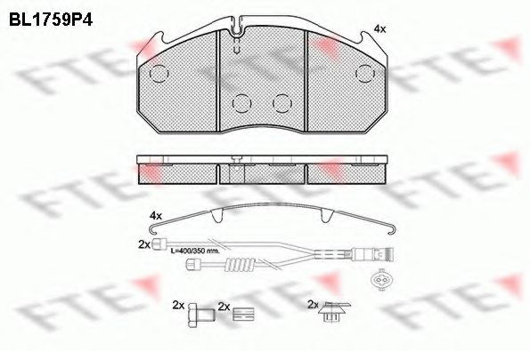 81508206045,MAN 81508206045 Brake Pad Set, disc brake for MAN