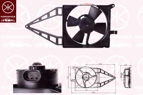 22061461,OPEL 22061461 Fan, radiator for OPEL,VAUXHALL